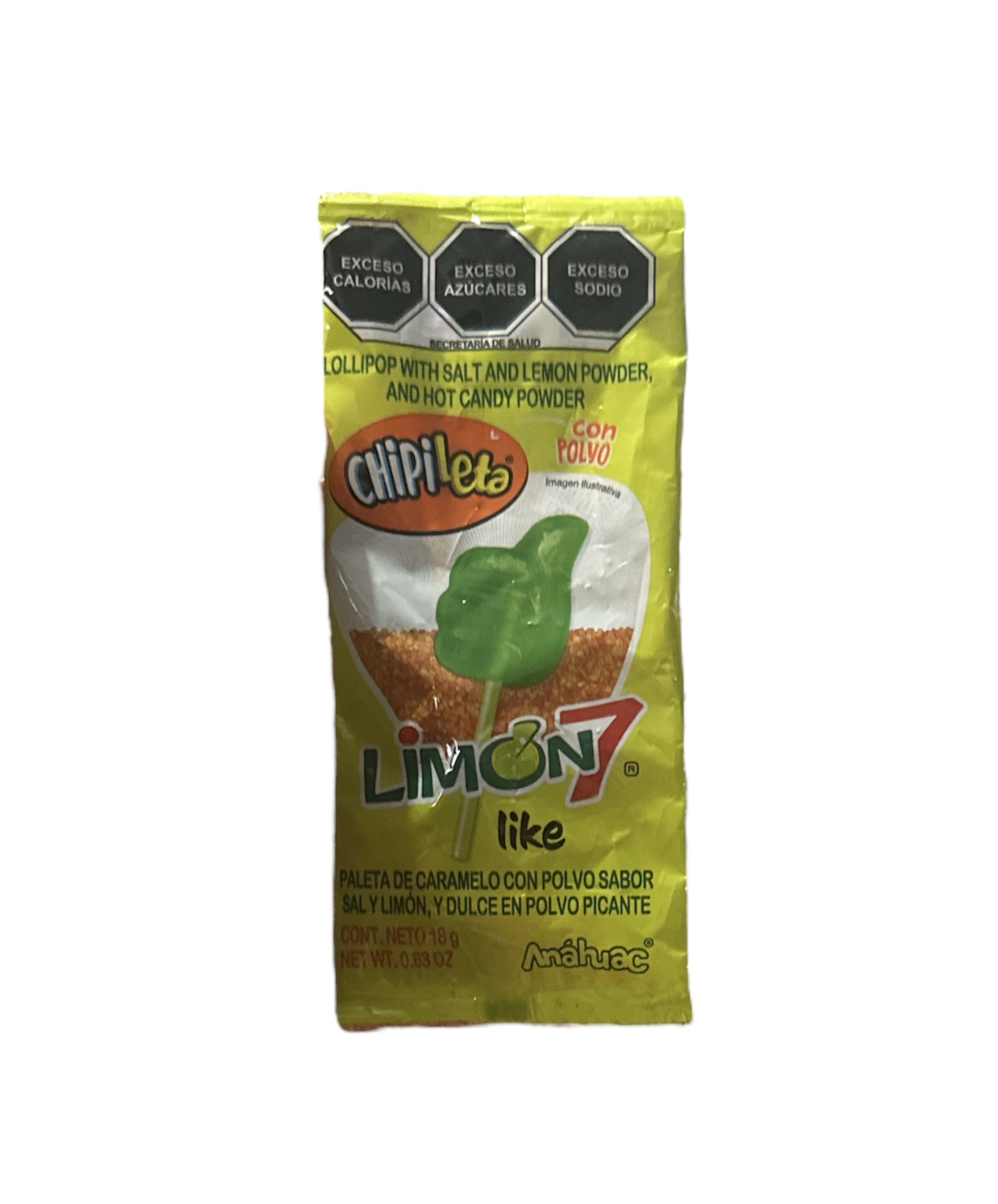 Paleta Limón 7 Chipileta 18gr – Diverse Shop